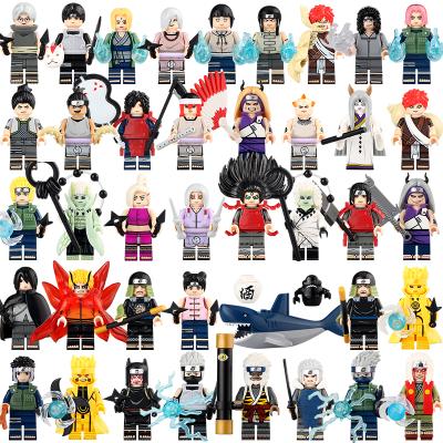 China Durable Anime Minifigures Naruto Haruno Sakura Sarutobi Hiruzen Building Blocks for sale