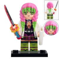 China Flexible Joints Demon Slayer Minifigures Kamado Tanjiro Kamado Nezuko Nanoblock for sale