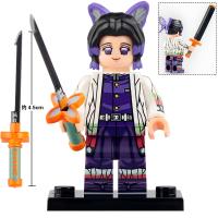 China Flexible Joints Demon Slayer Minifigures Kamado Tanjiro Kamado Nezuko Nanoblock for sale