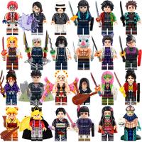 China Demon Slayer Building Blocks Shinobu Kocho Tomioka Giyuu Minifigures Nanoblock Anime for sale