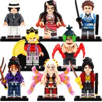 China Demon Slayer Block Akaza Kamado Tanjirou Building Blocks Anime Minifigures for sale