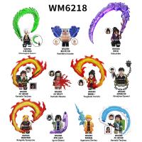 China Demon Slayer Block Akaza Kamado Tanjirou Building Blocks Anime Minifigures for sale