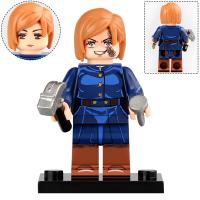 China Fade Proof  Anime Minifigures Jujutsu Kaisen‌ Nobara Kugisaki Building Blocks for sale