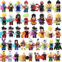 China 4.5cm Nanoblocks Dragon Ball Son Goku Frieza Building Block Minifigures for sale