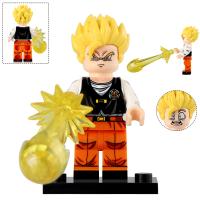 China Dragon Ball Building Blocks Son Gohan Krillin Building Block Custom Anime Figures for sale