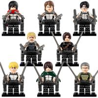 China Attack On Titan Armored Titan Colossal Titan Minifigure Building Blocks 32 pieces for sale