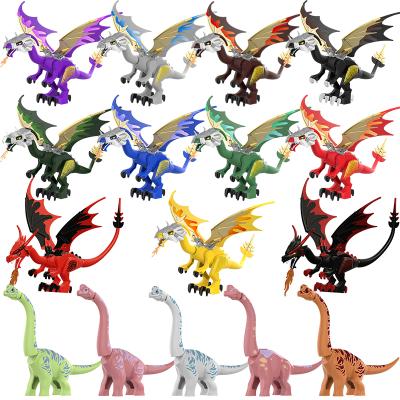 China Sauropod Dinosaur Building Blocks Prehistoric Dinosaur Blocks With Movable Wings for sale