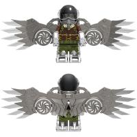 China Spider-Man Building Blocks Villain Vulture Movable Mech Custom Building Blocks Minifigure DT01 for sale