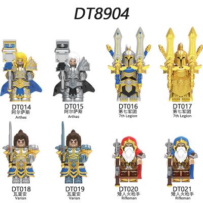 China Arthas Menethil Game Minifigures Varian Wrynn Warcraft Alliance Building Blocks Collectible Pack for sale