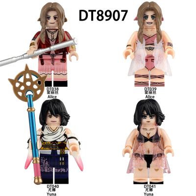 China Aerith Game Minifigures Yuna Final Fantasy Series Compatible Building Blocks Game Collectible Set for sale