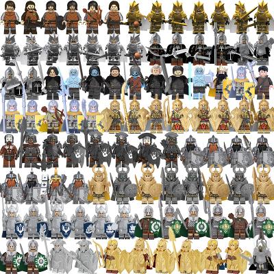 China Gondor Soldiers Castle Minifigures Medieval Castle Fantasy Army Builder Collection Set for sale