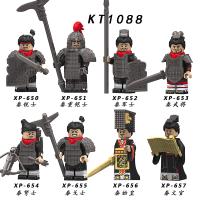 China Qin Dynasty Soldier Castle Minifigures Ming Dynasty Soldier Medieval Castle Historical Army Figures for sale
