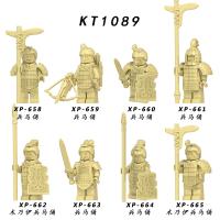 China Qin Dynasty Soldier Castle Minifigures Ming Dynasty Soldier Medieval Castle Historical Army Figures for sale