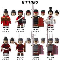 China Qin Dynasty Soldier Castle Minifigures Ming Dynasty Soldier Medieval Castle Historical Army Figures for sale