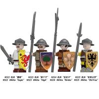 China Scottish Swordsman All Castle Minifigures Medieval Castle Historical Warrior Figures Collection for sale