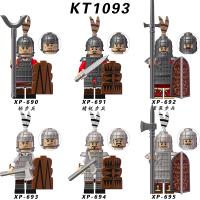 China Song Dynasty Soldiers Castle Figures Medieval Castle Eastern Historical Army Figures for sale