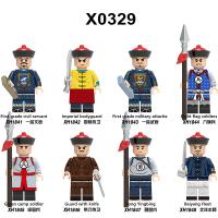 China Song Dynasty Soldiers Castle Figures Medieval Castle Eastern Historical Army Figures for sale