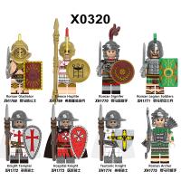 China Ancient Rome Custom Castle Minifigures Spartan Warrior Medieval Castle Battle Figures for sale