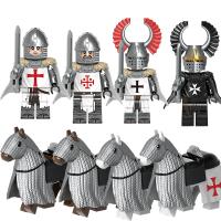 China Ancient Rome Custom Castle Minifigures Spartan Warrior Medieval Castle Battle Figures for sale