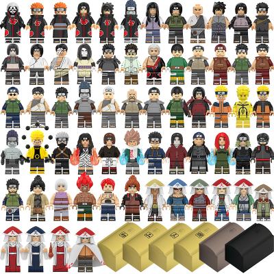 China Plastic Anime Minifigures Naruto Uchiha Shishui Mighty Guy Building Blocks for sale