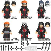 China Plastic Anime Minifigures Naruto Uchiha Shishui Mighty Guy Building Blocks for sale