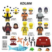 China Plastic Anime Minifigures Naruto Uchiha Shishui Mighty Guy Building Blocks for sale