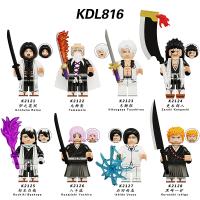 China BLEACH Unohana Retsu Tōshirō Hitsugaya Building Blocks Minifigures 33 Pieces for sale