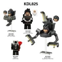 China Skibidi Toilet Minifigures Drillman Cameraman Speaker TV Compatible Building Blocks Collection for sale