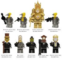 China Skibidi Toilet Minifigures Drillman Cameraman Speaker TV Compatible Building Blocks Collection for sale