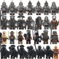 China Uruk-hai Orc Castle Minifigures Toys Lord Rings Building Blocks Medieval Castle Fantasy Battle Pack for sale