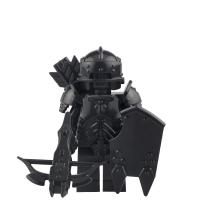 China Uruk-hai Orc Castle Minifigures Toys Lord Rings Building Blocks Medieval Castle Fantasy Battle Pack for sale