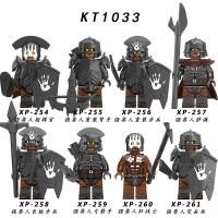 China Uruk-hai Orc Castle Minifigures Toys Lord Rings Building Blocks Medieval Castle Fantasy Battle Pack for sale
