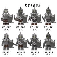 China Uruk-hai Orc Castle Minifigures Toys Lord Rings Building Blocks Medieval Castle Fantasy Battle Pack for sale