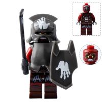 China Uruk-hai Orc Castle Minifigures Toys Lord Rings Building Blocks Medieval Castle Fantasy Battle Pack for sale