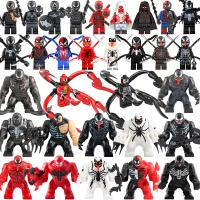 China Venom Carnage Riot Super Heroes Minifigures Building Blocks Spider-Man Symbiote Assembly Toy Figures for sale
