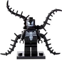 China Venom Carnage Riot Super Heroes Minifigures Building Blocks Spider-Man Symbiote Assembly Toy Figures for sale