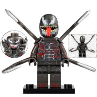 China Venom Carnage Riot Super Heroes Minifigures Building Blocks Spider-Man Symbiote Assembly Toy Figures for sale