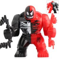 China Venom Carnage Riot Super Heroes Minifigures Building Blocks Spider-Man Symbiote Assembly Toy Figures for sale