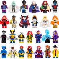 China Magneto Nightcrawler Super Heroes Building Blocks X-Men Gambit Beast Sentinel Assembly Toys for sale