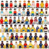 China Cristiano Ronaldo Soccer Minifigures Lionel Messi Stars Custom Sports Minifigures Collection for sale
