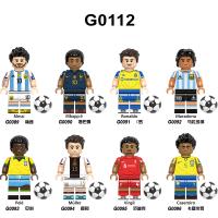 China Cristiano Ronaldo Soccer Minifigures Lionel Messi Stars Custom Sports Minifigures Collection for sale
