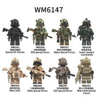 China Soviet Cavalry Military Figures Combat Engineers Minifigures Multi-Nation Army Figures Set for sale