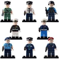 China Soviet Cavalry Military Figures Combat Engineers Minifigures Multi-Nation Army Figures Set for sale