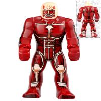 China Large 7CM Super Heroes Minifigures Thanos Armored Titan Infinity Gauntlet Assembly Figures for sale