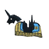 China Medieval Knight Building Block Accessories War Horse Saddle Crest Block Accessorie Weapon Collection for sale