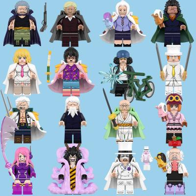 China Luffy One Piece Minifigures Nami New Model Anime Figures Building Blocks Collectible Display Pack for sale