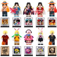 China Solon Squad One Piece Set Minifigures Luffy Anime Figures Building Blocks Collection Display Set for sale