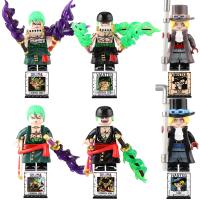 China Solon Squad One Piece Set Minifigures Luffy Anime Figures Building Blocks Collection Display Set for sale