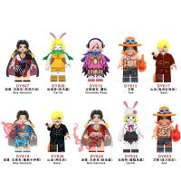 China Sanji One Piece Minifigures Boa Hancock Anime Collectible Figures Display Collection Set for sale