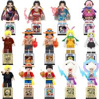 China Sanji One Piece Minifigures Boa Hancock Anime Collectible Figures Display Collection Set for sale